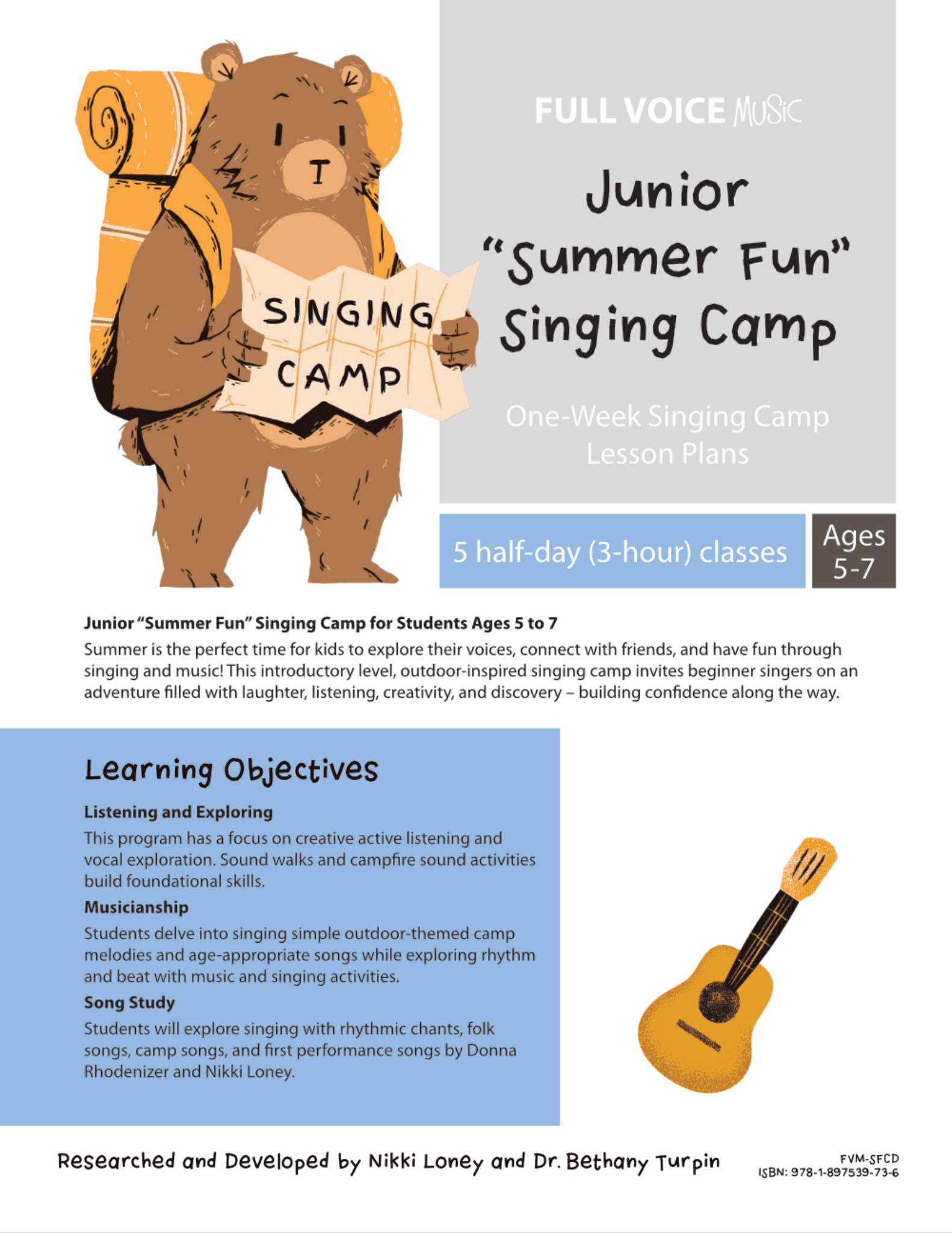 FVM | Junior “Summer Fun” Singing Camp Lesson Plans