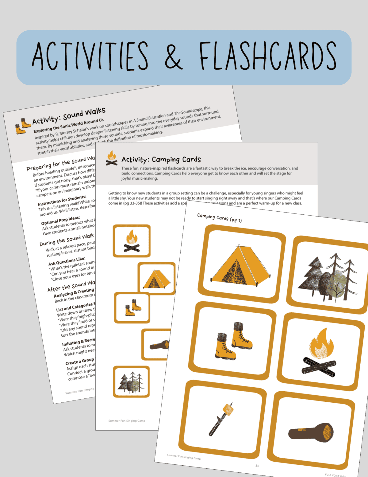 FVM | Junior “Summer Fun” Singing Camp Lesson Plans