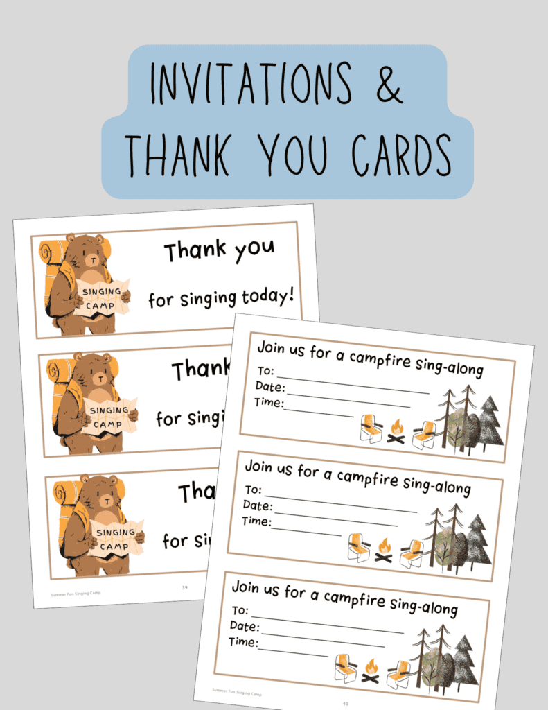 FVM | Junior “Summer Fun” Singing Camp Lesson Plans