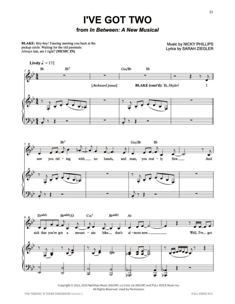 FVM | The Tweens ‘N Teens Songbook Volume 1 (PDF)